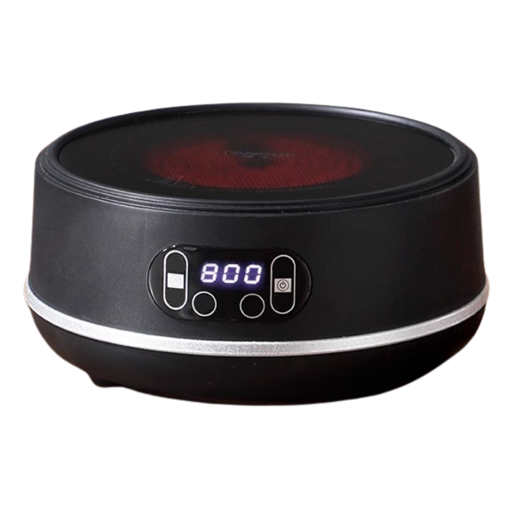 Portable Infrared Cooking Plate with 10 Heat Settings and Microcrystal ...